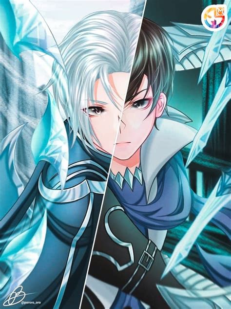 Aamon And Gusion Seni Anime Sketsa Anime Seni