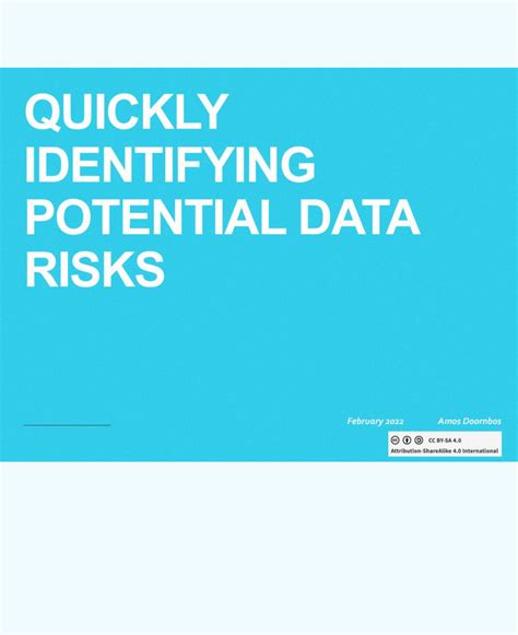 Quickly Identifying Potential Data Risks Dsg Hub