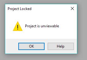 Access Vba The Project Is Unviewable Stack Overflow