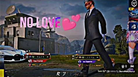NO LOVE PUBG LOBBY EDIT YouTube