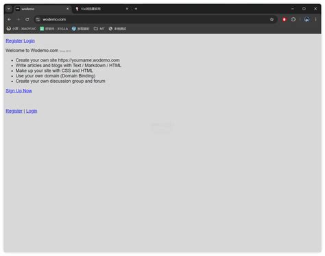 当年大神的作品都放这里！无限量储存空间，可免费建站：wodemo 小羿