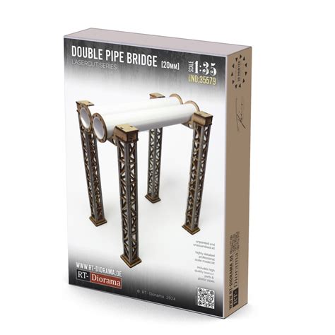 Double Pipe Bridge 20mm Rt Diorama