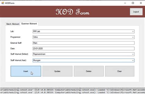 Computer Lab Scheduling System For Examination Getmyprojects