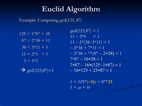 Ppt Ch1 Algorithms With Numbers Powerpoint Presentation Free Download Id 5465801
