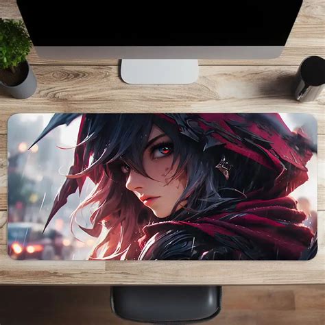 Anime Games Fashion Domineering Girl Large Gaming Mousepad Temu