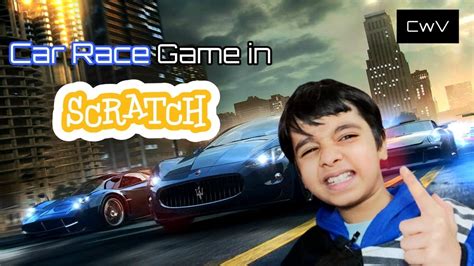 Create Your Own Car Race Game In Scratch Mit Part 1 Step By Step