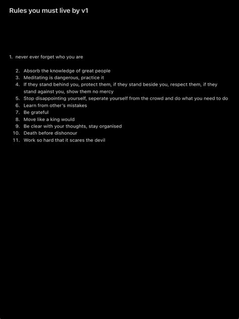 Rules You Must Live By V1 Pdf