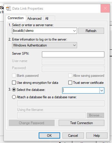 Ssms How Can I Access Sql Server Localdb In The Sql Server Import And