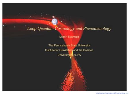 Pdf Phenomenology Of Loop Quantum Cosmology