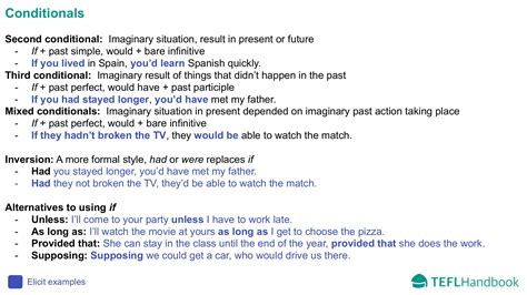 Advanced Conditionals