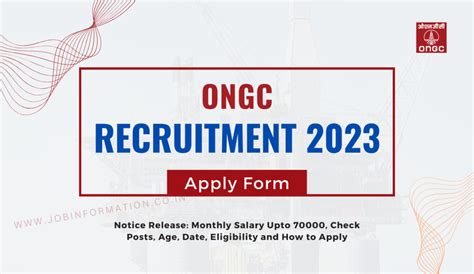 Ongc Recruitment 2023 Notice Out Start Online Apply For 445 Posts Age