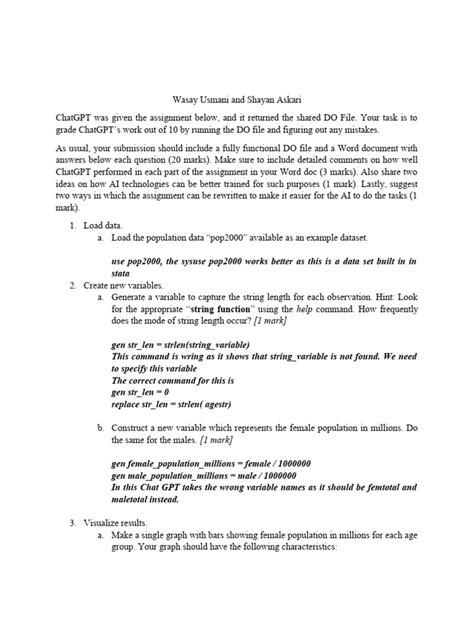 Stata 3 Question Pdf Computer Programming Computing