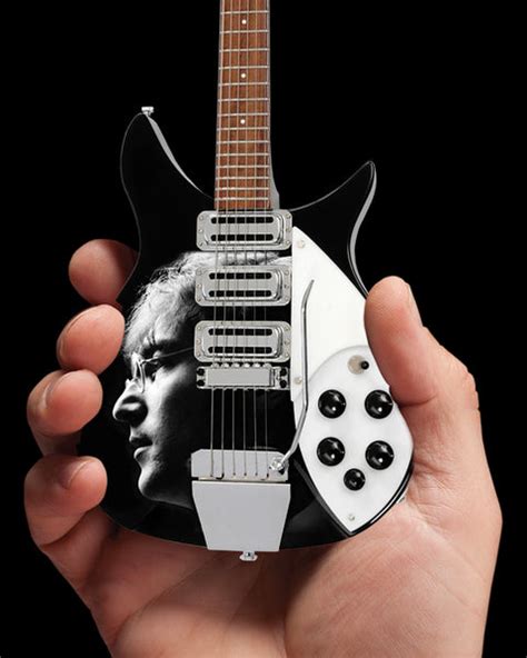 Licensed Fab Four John Lennon Tribute Mini Guitar Radio Days Axe