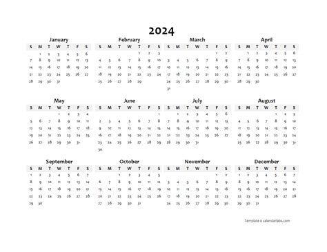 Blank 12 Month Calendar 2024 Keely Melessa