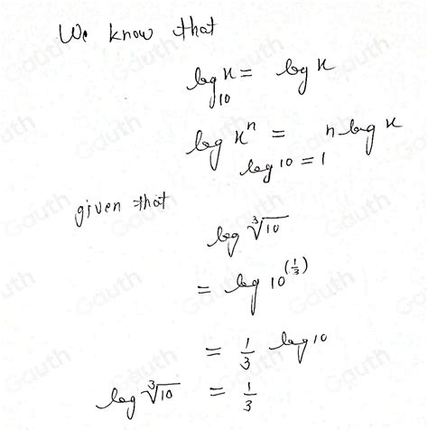 Solved What Is The Value Of Log Sqrt[3] 10 2 [math]