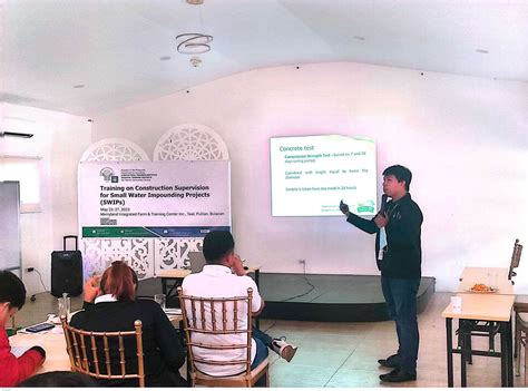 DA BSWM And ATI CL Lead The Training On Construction Supervision For SWIP BSWM