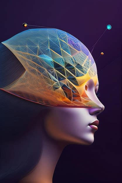 Premium AI Image Neural Network Concept
