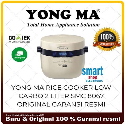 Jual Magic Com Yong Ma Low Carbo 2 Liter Yong Ma Smc 8067 Yongma Low Carbo Low Sugar Rendah