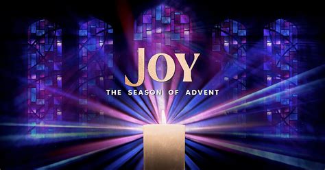Advent Stained Glass Joy Motion Video Background