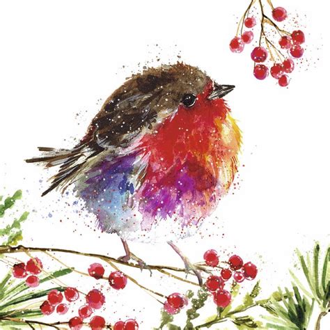 Fluffy Robin On Berry Branch St Wilfrids Hospice