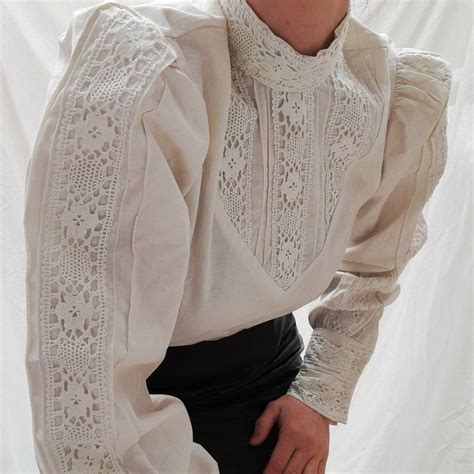 Https Etsy Uk Shop VintageByBorg Vintage Cottagecore Blouse