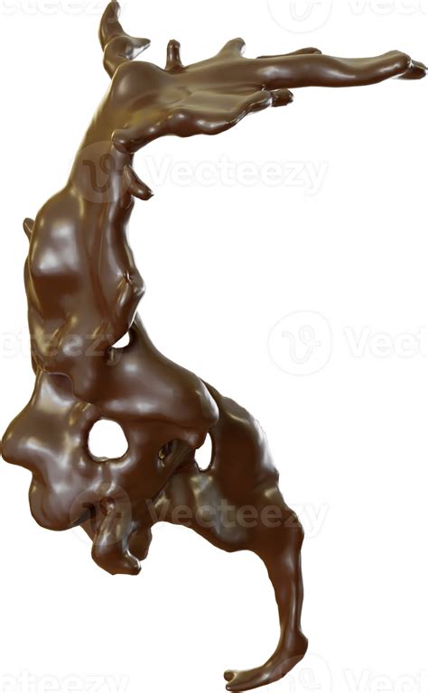 Chocolate Liquid Splash 46647018 PNG