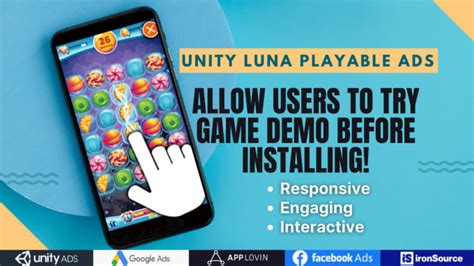 Create Playable Ads For Your Unity Games In Luna By Hdrmalik Fiverr