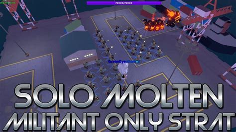TDS SOLO Molten Mode Militant Only Strategy Harbor Old Map Version