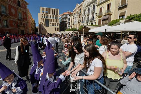 La Procesión del Ángel recorre el centro de Murcia La Verdad