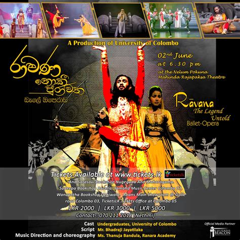 Ticketslk Ravana The Legend Untold Is Now Available On