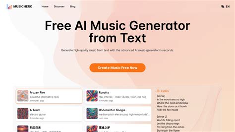 Brev AI Demo | AI Music Generator Free Online - AI Demos