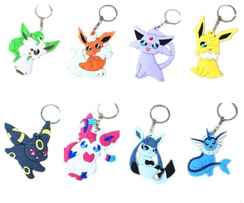 Buy Pokemon Pvc Keychain Eevee Vaporeon Jolteon