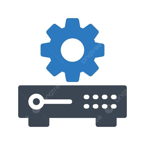Setting Button Hosting Settings Base Vector Button Hosting Settings