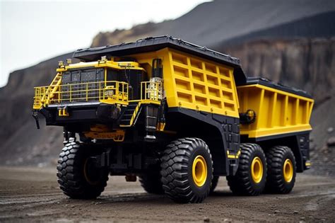 premium ai image the heart of coal mining operations