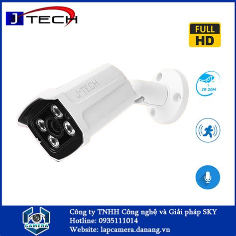 Camera IP J Tech ngoài trời UHD5703C 3MP Human Detect Face ID