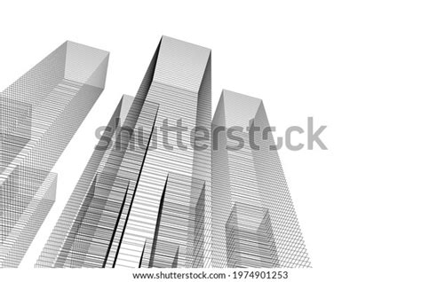 Architecture Modern Background Vector Illustration Stock Vector