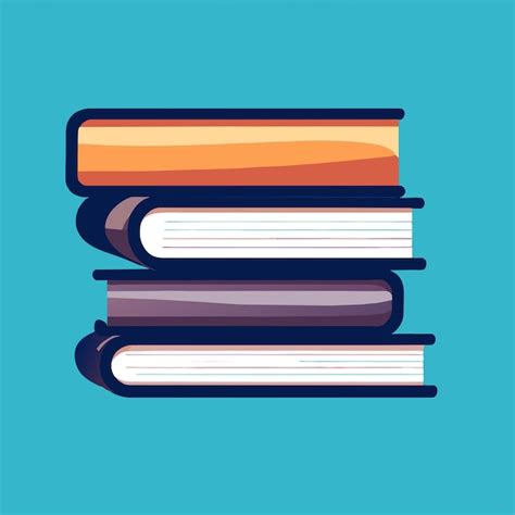 Livres Apprendre Matériel éducatif Dessiné à La Main Plat Stylé