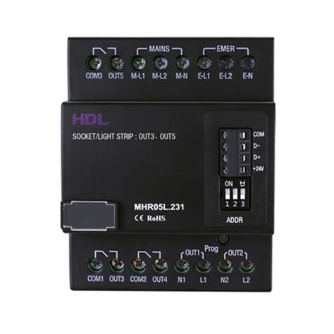 5CH High Power Switch Actuator With Emergency Function HDL Automation