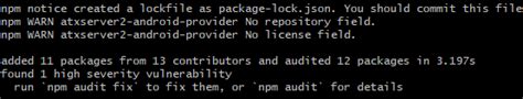 npm安装依赖时出现报错问题 · issue 36 · openatx atxserver2 android provider · github