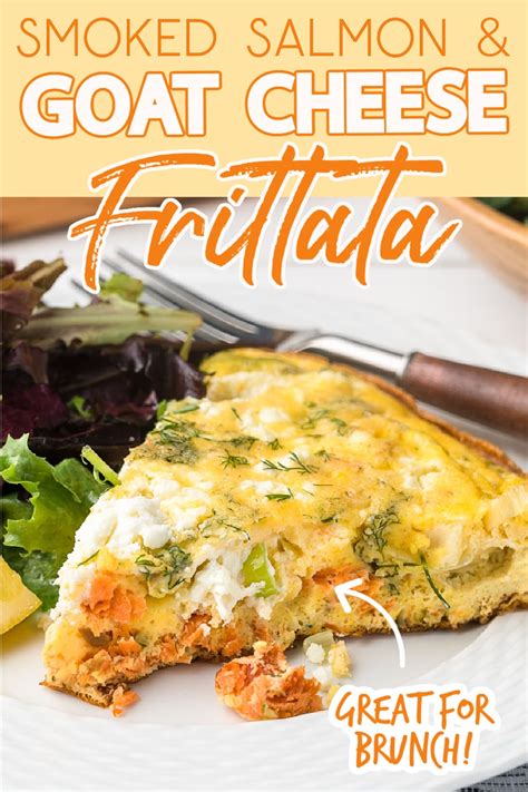Smoked Salmon Frittata With Goat Cheese And Leeks Striped Spatula
