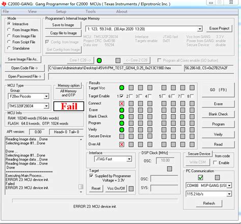 C2000 Gang Cant Identify Tms28034 C2000 Microcontrollers Forum