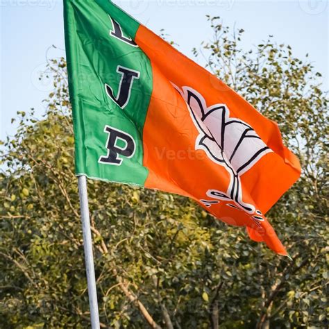 Bharatiya Janata Party Flag Of Indian Political Party Bjp Bhartiya