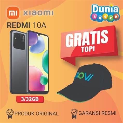 Jual XIAOMI REDMI 10A 3 32GB SMARTPHONE GARANSI RESMI XIAOMI Shopee Indonesia