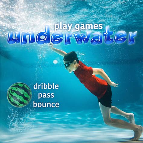 Goslaz Watermelon Pool Ball 9 Or 6 Inch Water Ball For Underwater Ga