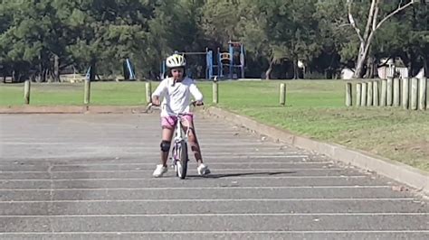 Yesha First Time Bike Ride To The Garden Youtube