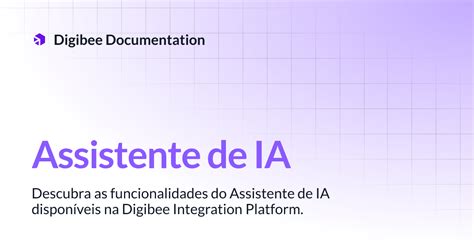 Assistente De IA Digibee Documentation
