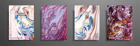 추상 회화 월페이퍼 포스터 카드 초대장 웹사이트에 대 한 유행 배경으로 사용 될 수 있습니다 현대 작품입니다 대리석 효과 그림입니다 혼합된 파란색 보라색 흰색 페인트입니다
