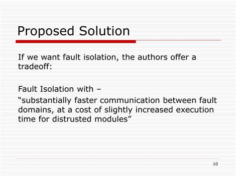 Ppt Efficient Software Based Fault Isolation Powerpoint
