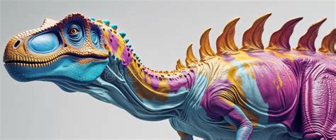 Colorful Dinosaur Book Cover With A Dinosaur On The Left Stock Image