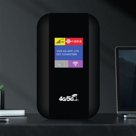 Enrutador Wifi 4g Portátil Con Ranura Para Tarjeta Sim De Banda Ancha
